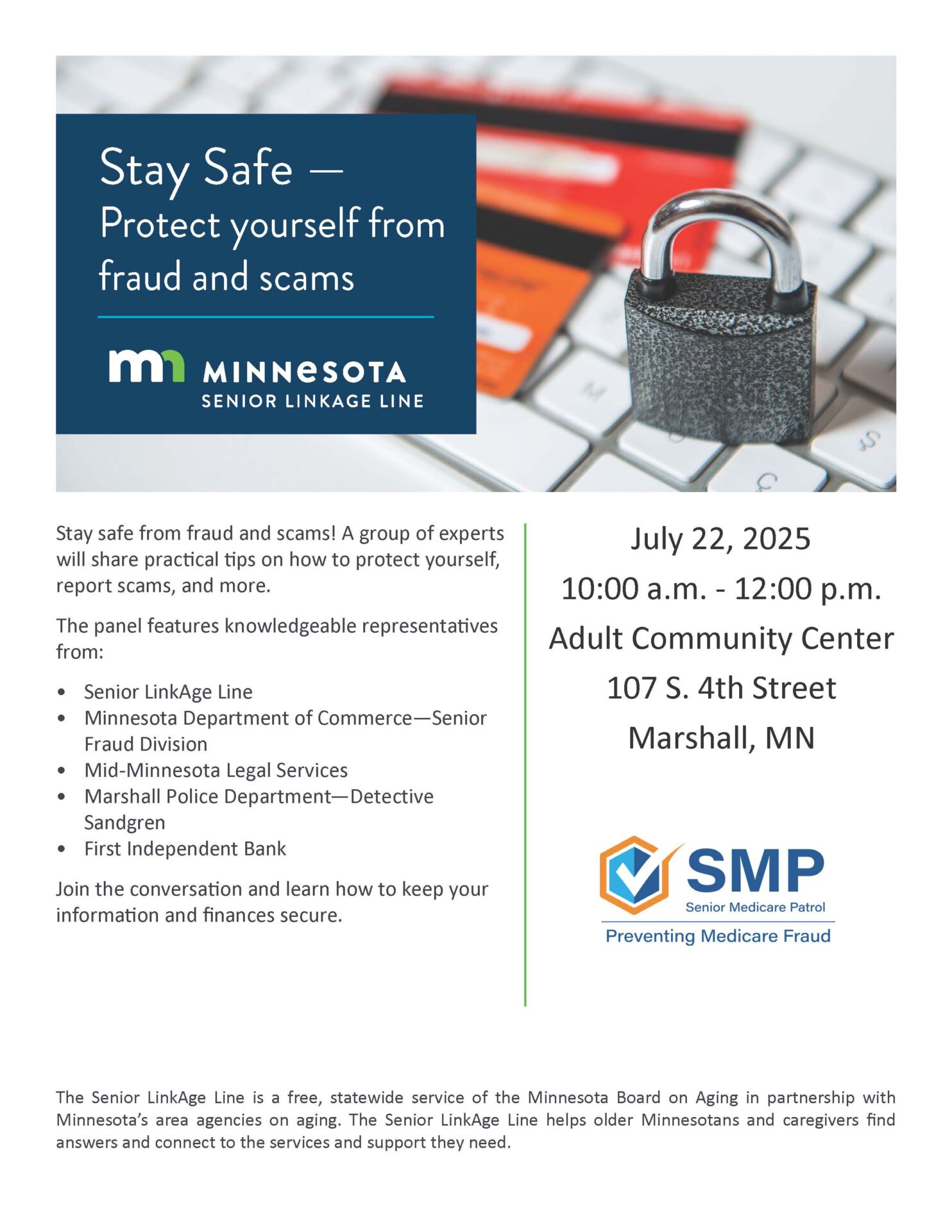 Fraud Prevention | MN River Area Agency on Aging